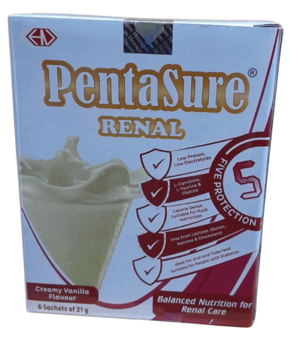 PENTASURE RENAL – 21g Sachets (Pack of 6) - ANGELIC HEALTHCARE CONSULTANCY